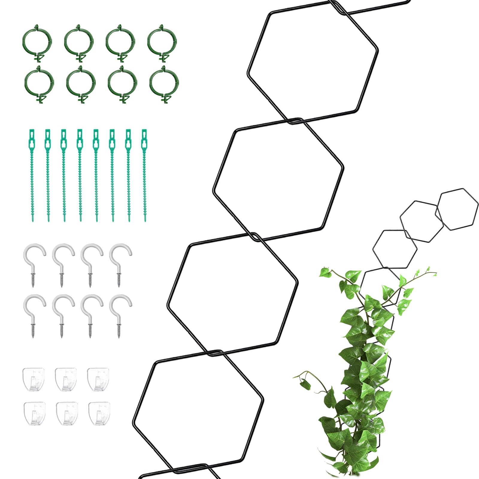 Amazon.com : Chain Trellis for Climbing Plants 18PCS Garden Wall ...