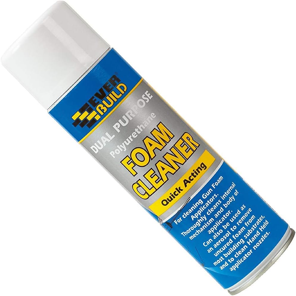 Everbuild GFSC5 Dual Purpose Foam Cleaner, 500 ml : Amazon.co.uk: DIY ...