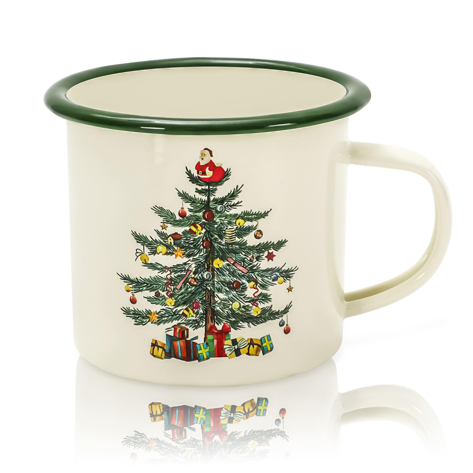 Amazon.com | JarThenaAMCS Christmas Mini Coffee Mugs 12 Oz Xmas Tree ...