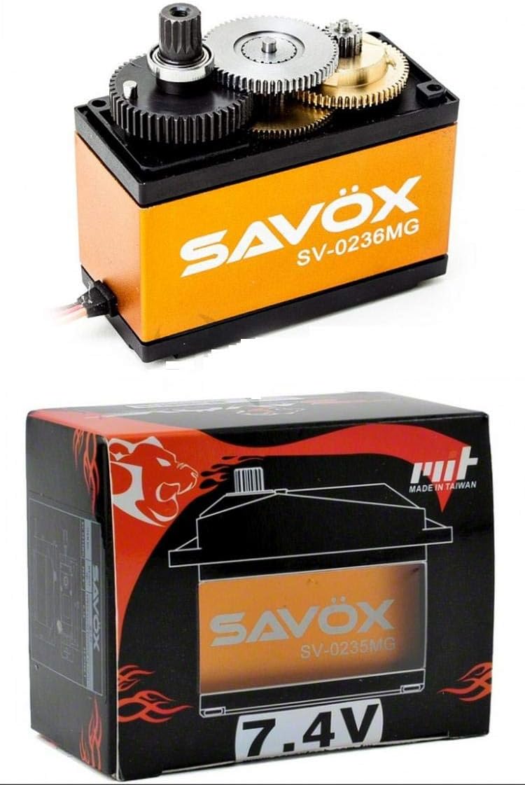 Amazon.com: Xeniol SAVOX Super Torque Savox SV-0236MG High Voltage Digital Servo for 1/5 rc car ...