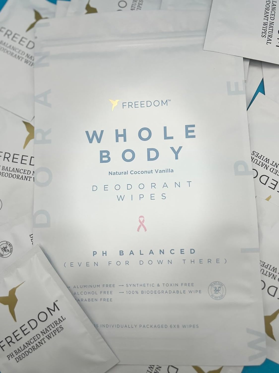 Amazon.com : Freedom PH Balanced Whole Body Deodorant Wipes ...
