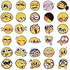 Amazon.com: 60Pcs Happy Smile and Sad Face Stickers Pack, Graffiti ...