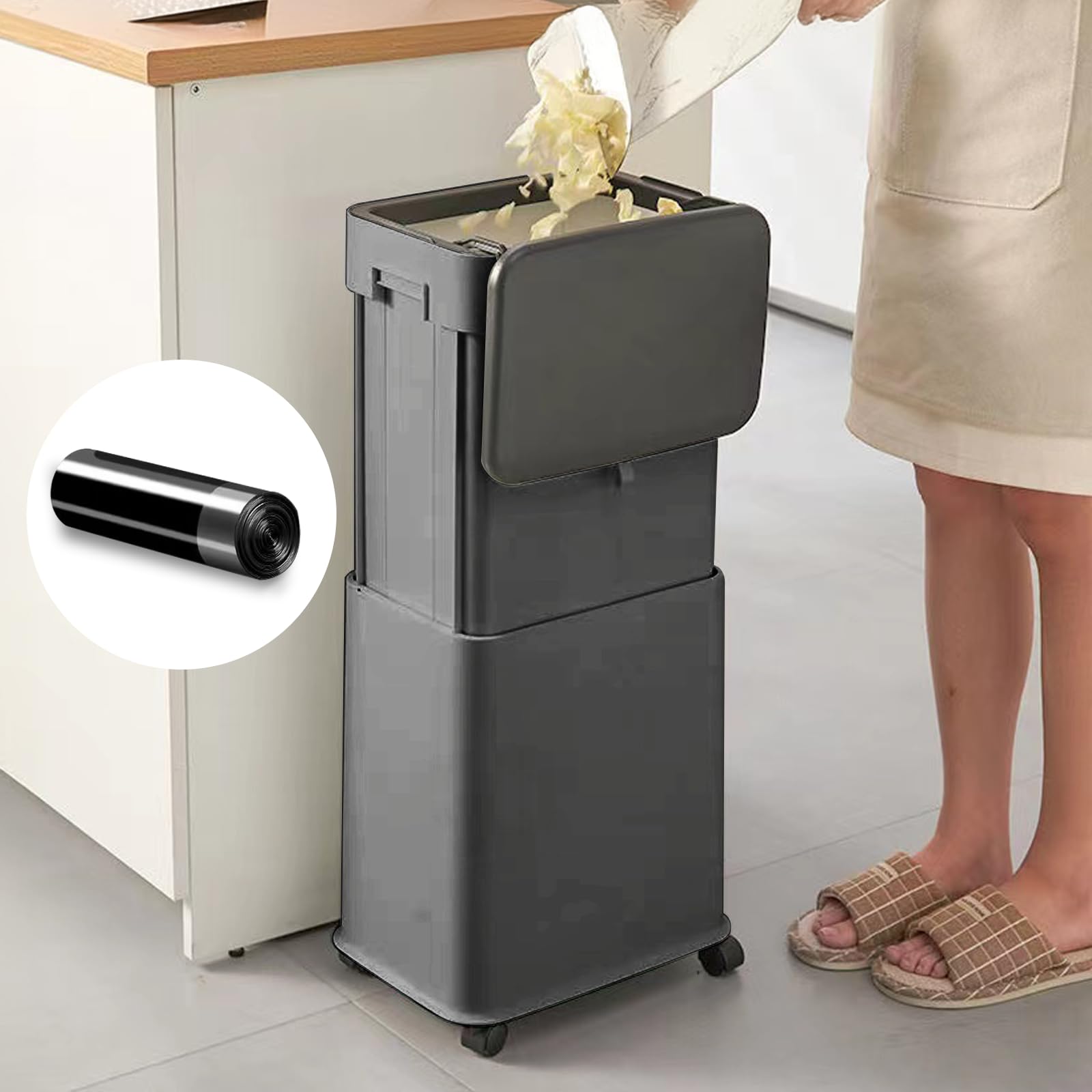 Trash Waste New Green Trash Carts. Get Ready For Automated Collection