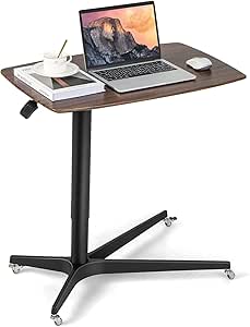 Amazon.com: Tangkula Mobile Standing Desk, Height Adjustable Overbed ...