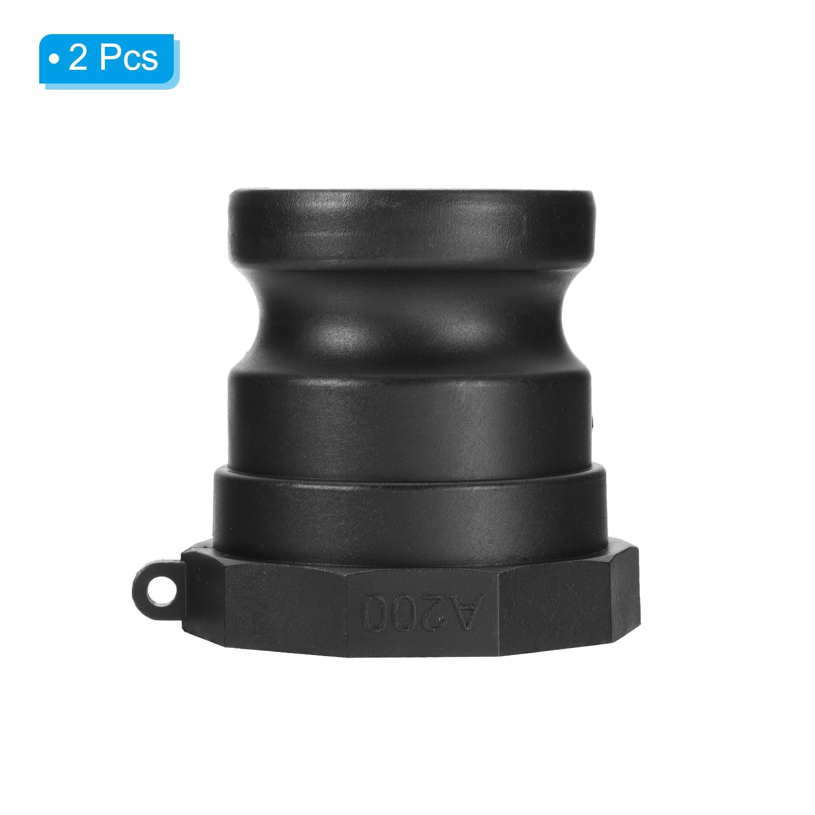 PATIKIL Poly Cam Lock Fittings, 2 Pcs Part a 2″ Male Adapter x 2 ...