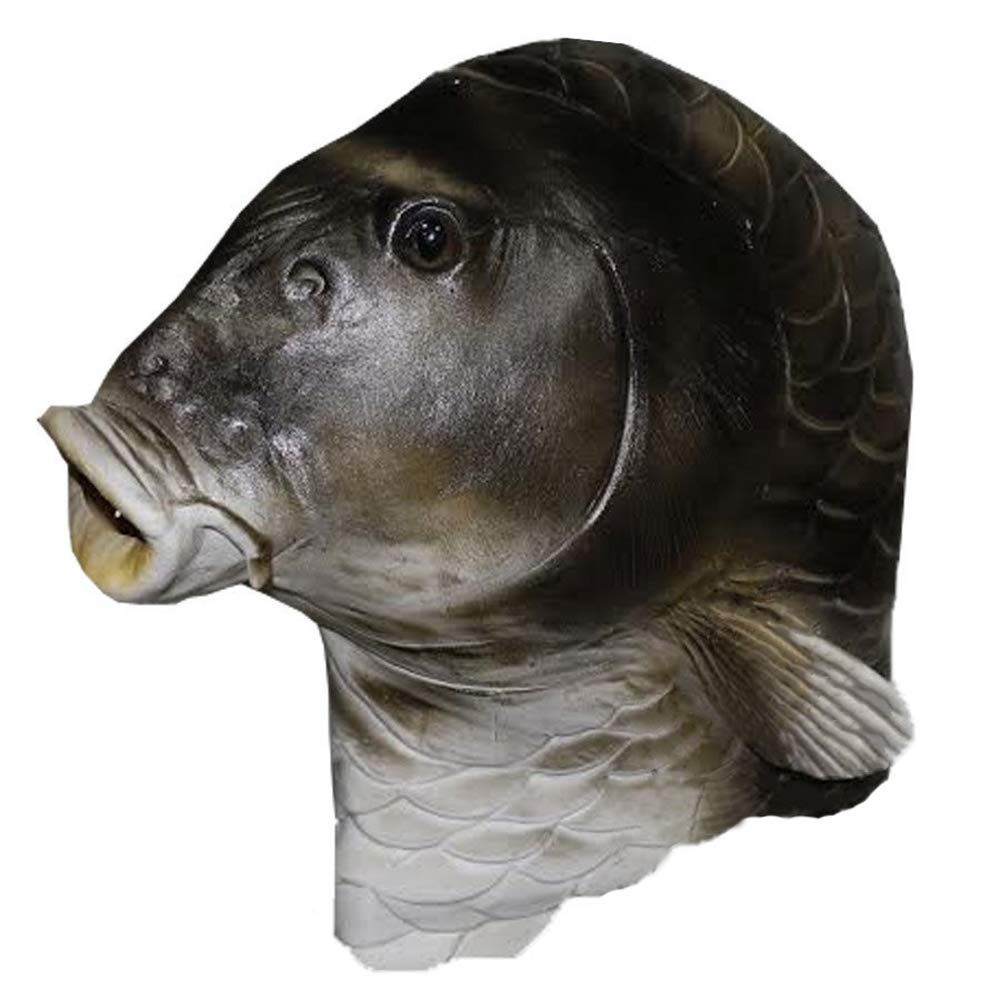 Amazon.com: HENGYUTOYMASK Realistic Fish Mask Animal Head Latex Mask ...