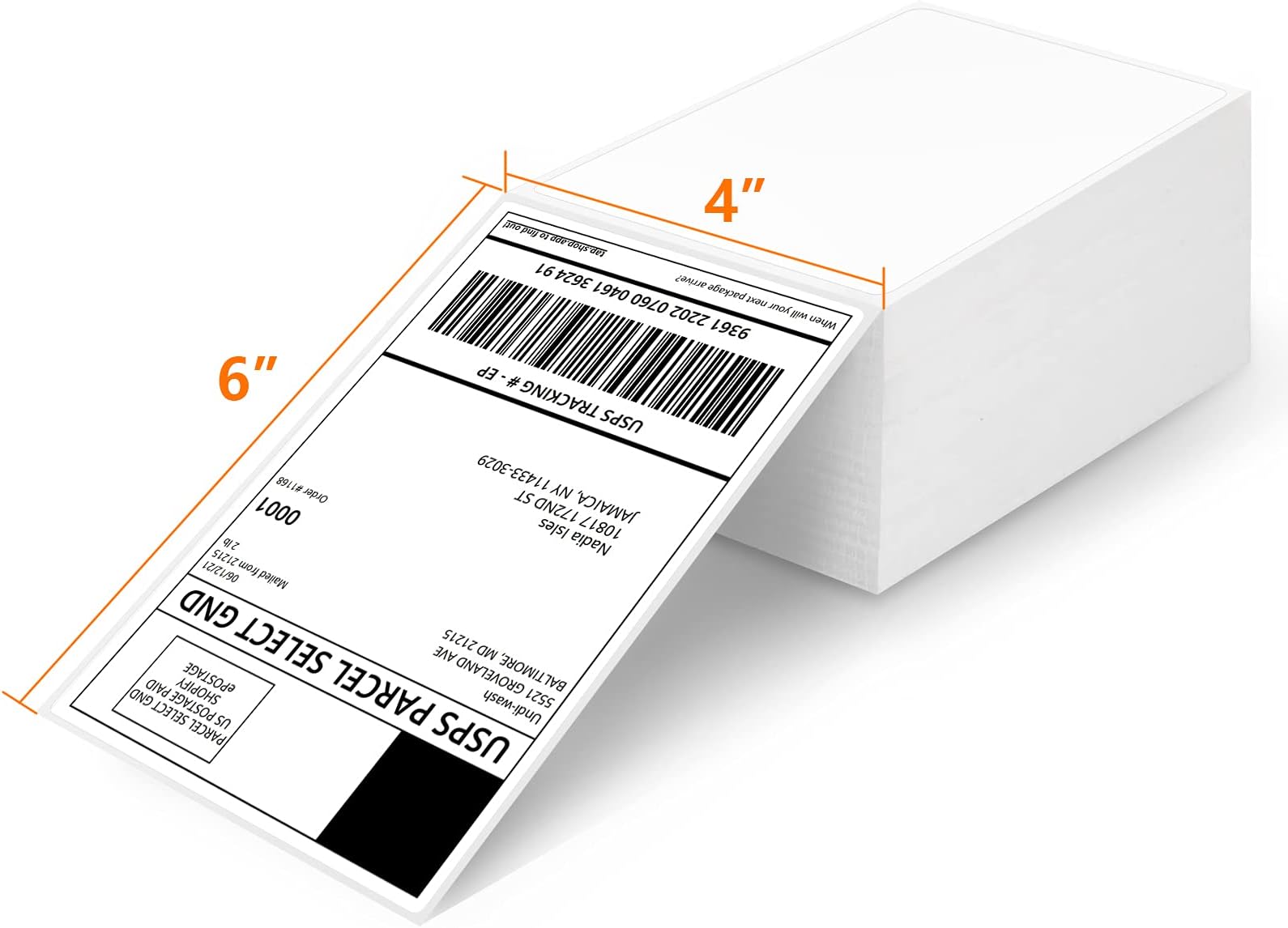Amazon.com : Thermal Labels, MPRT 4x6 Direct Thermal Shipping Labels ...