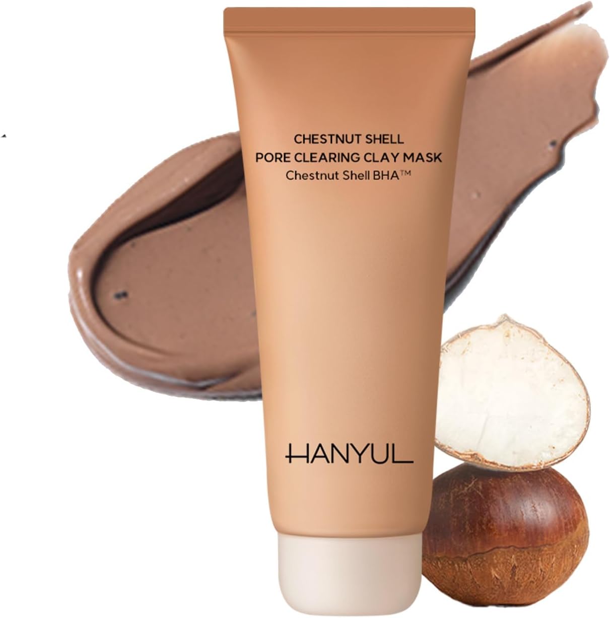 Amazon.com: Hanyul Chestnut Shell Pore clearing clay mask, 3.38 Fl Oz ...