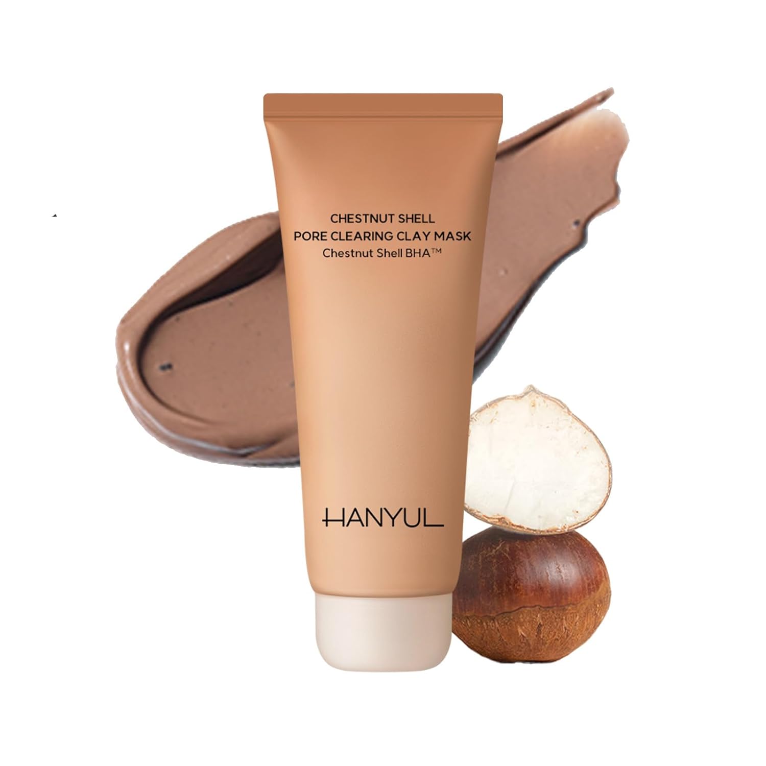 Amazon.com: Hanyul Chestnut Shell Pore clearing clay mask, 3.38 Fl Oz ...