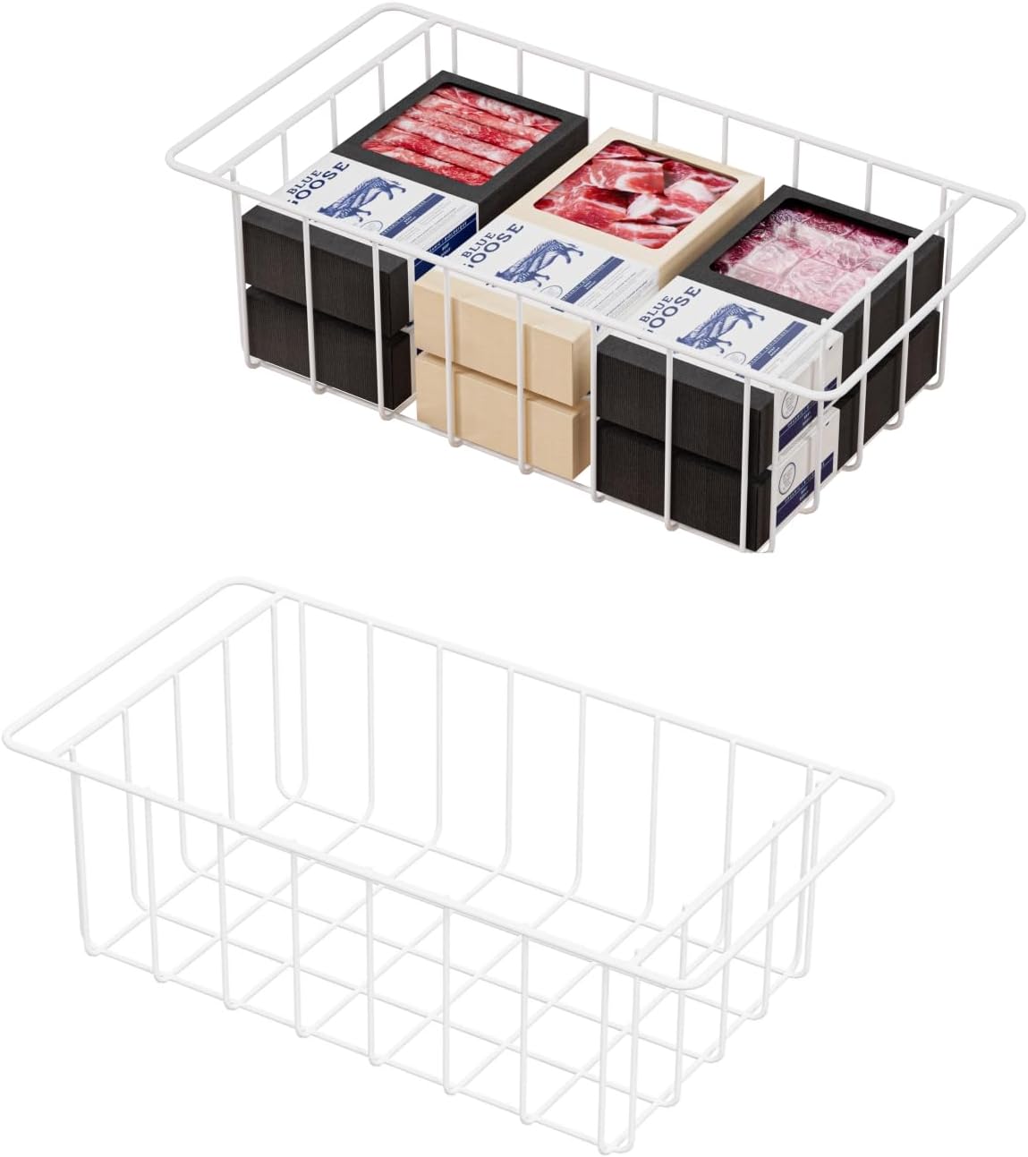 Amazon.com: lonpute 17.5'' Chest Freezer Organizer Basket, Sturdy Metal ...