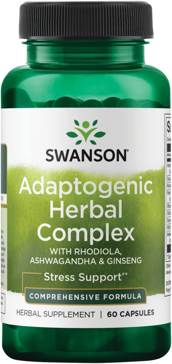 Amazon.com: Swanson Rhodiola Ashwagandha Ginseng Complex Mood Energy Immune Function Nervous ...