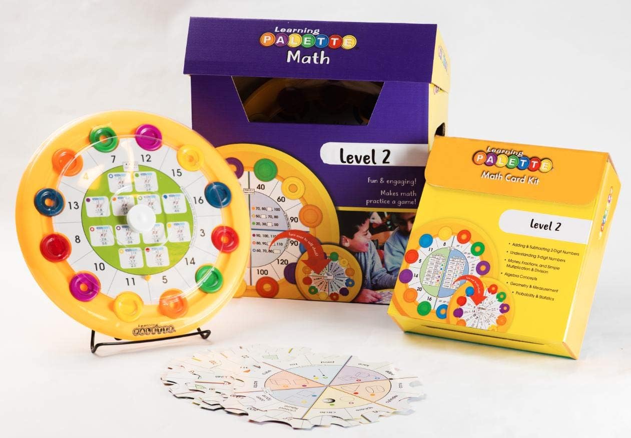 Amazon.com: Learning Wrap-ups - 2nd Grade Math Learning Palette 1 Base Center Kit : Toys & Games