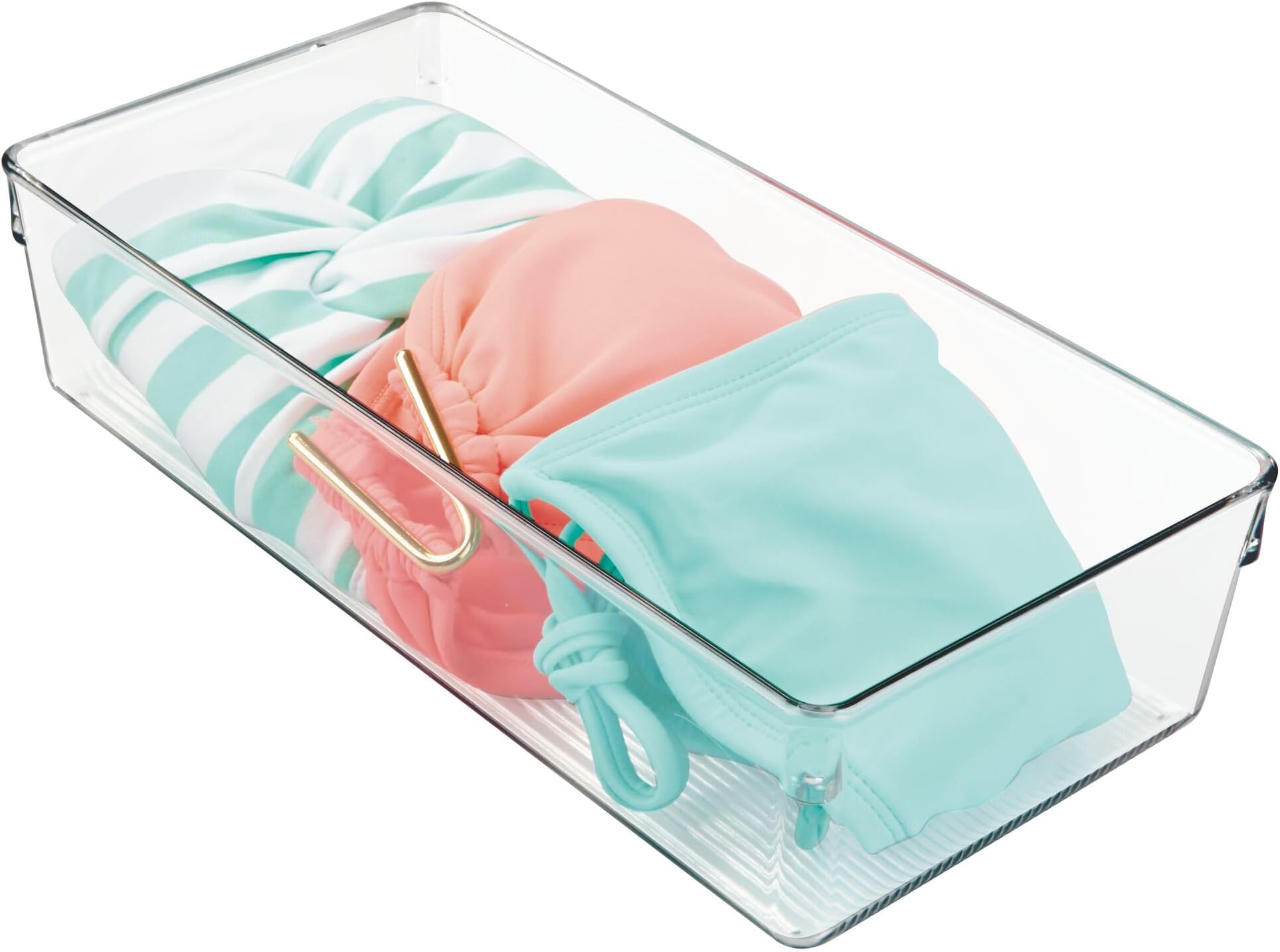 Amazon.com: POPPEYGO Stackable Clear Drawer Organizers Small Makeup ...