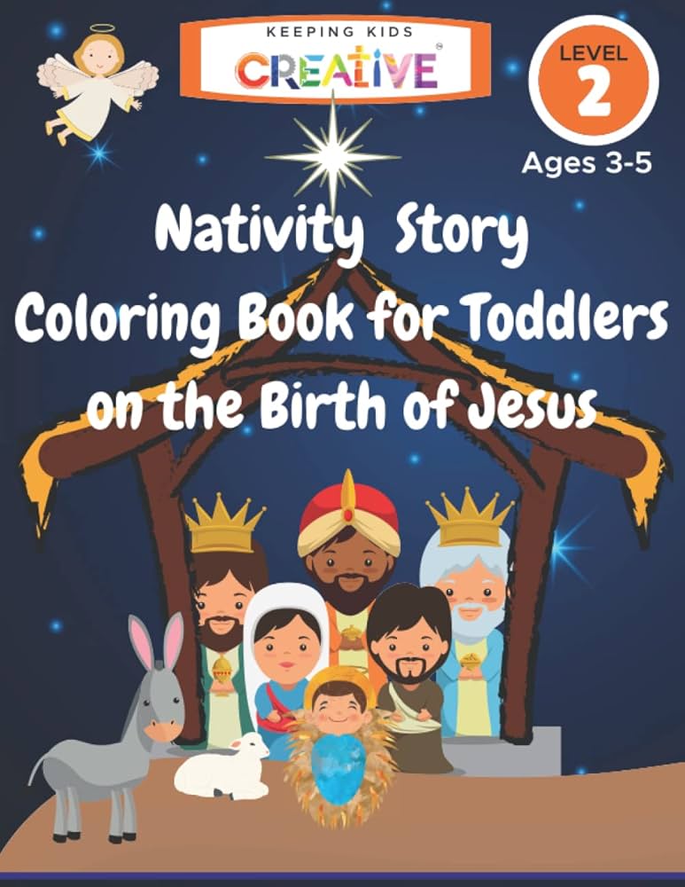 jesus birth bible coloring pages