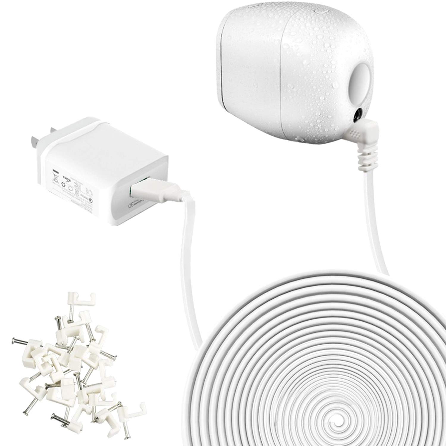 Amazon.com : EaseBuy Arlo Power Cable and Charger Cables Adapter for ...