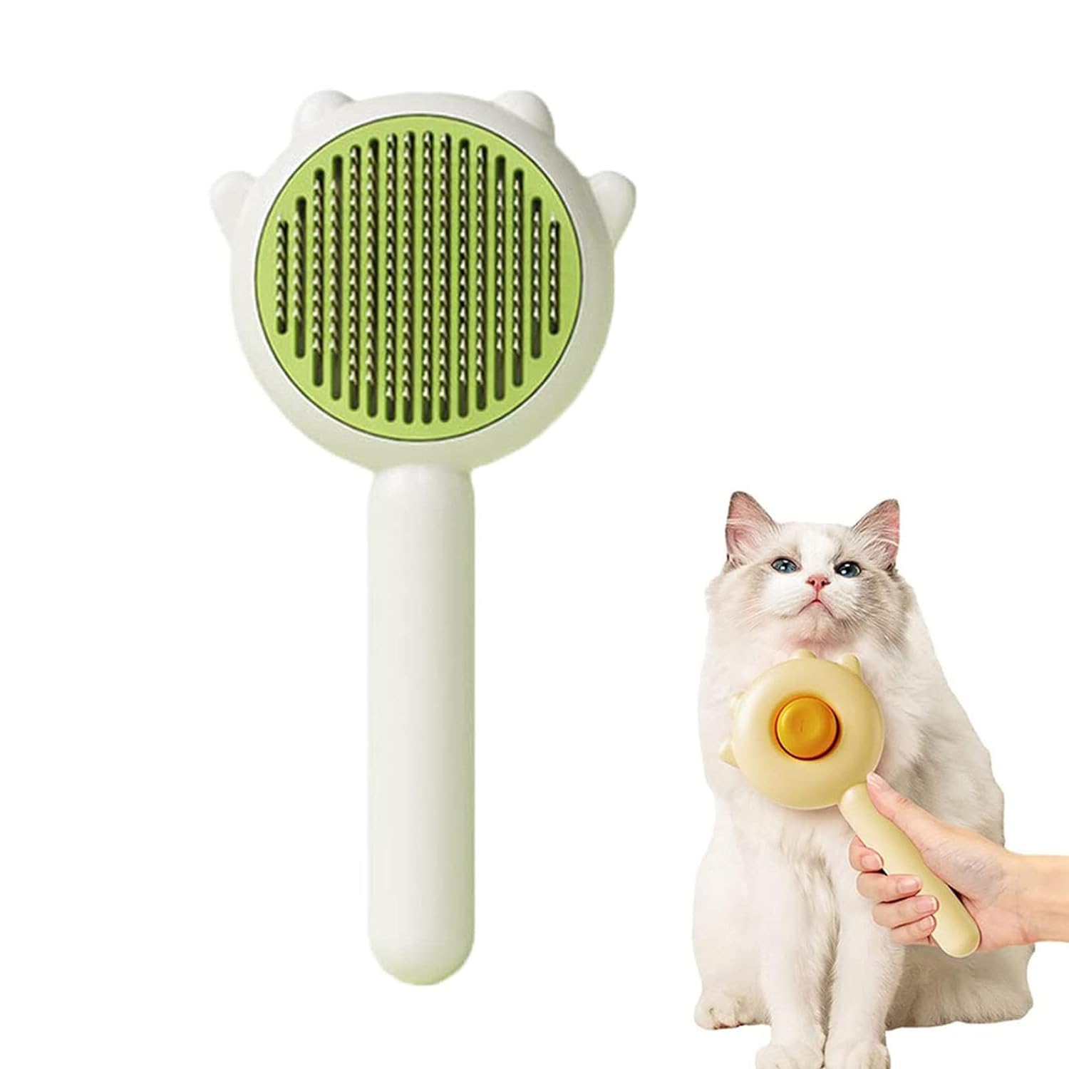 Amazon.com: Green Soft Stroke Brush Cat,Cuddles And Meow,Magic Pet Comb ...