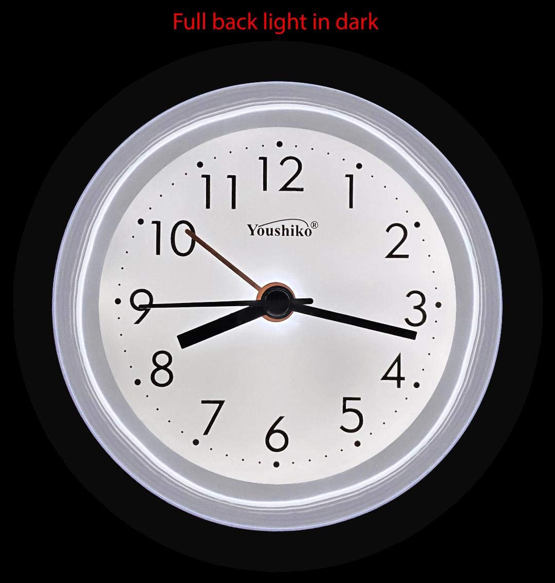 Youshiko Analogue Alarm Modern Smartlite Clock 2023 Version Automatic ...