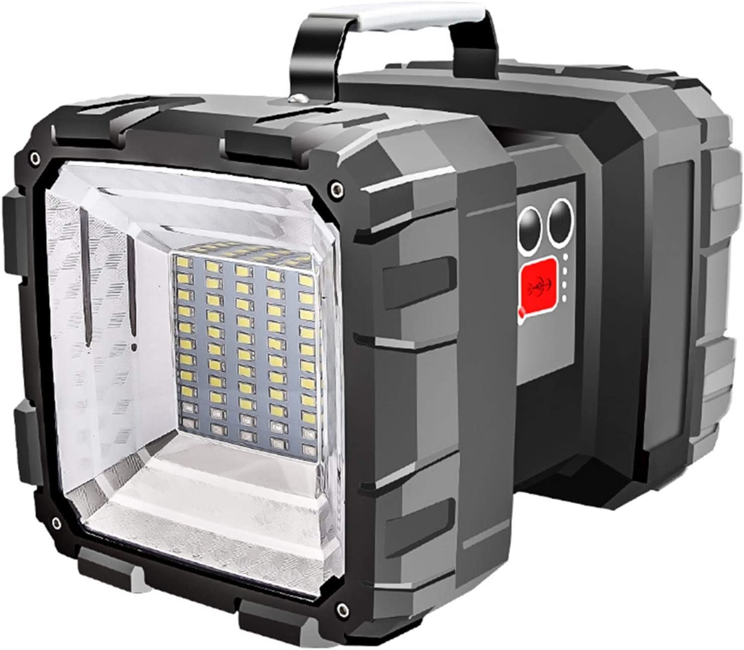 DOCOSS 2 in 1 Torch Light High Power Long Distance Rechargeable Torch ...