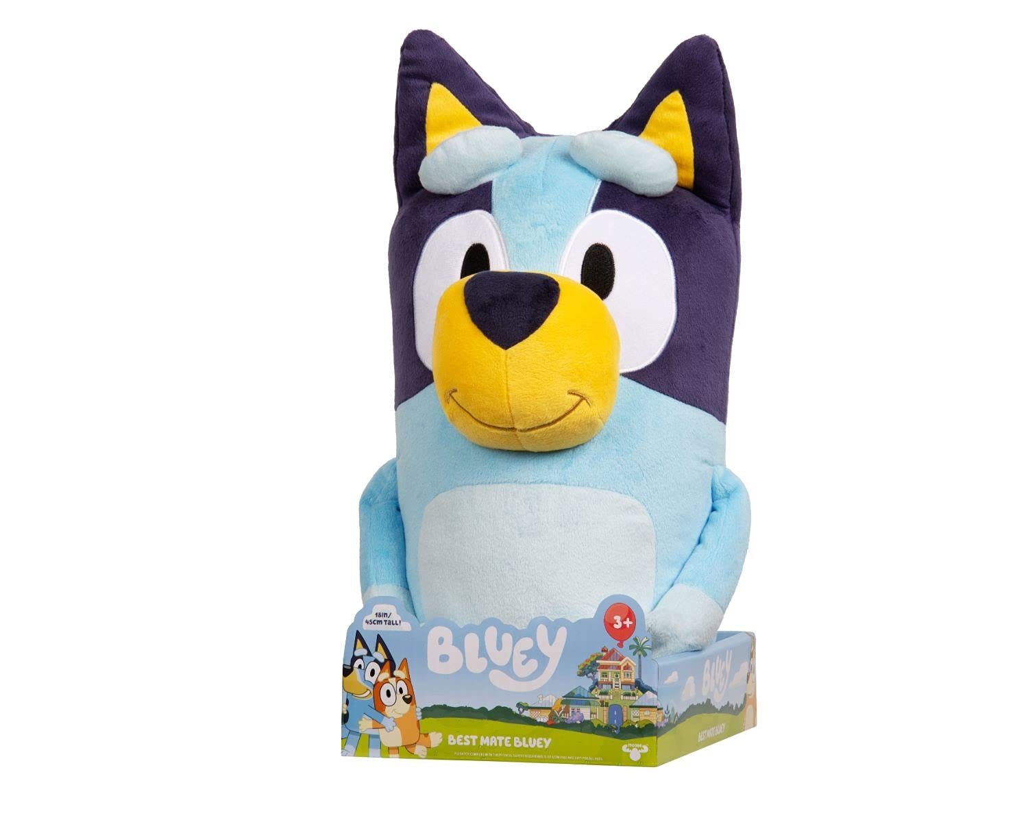 Bluey 18" Stuffed Animal - Playtime & Naptime Companion | Jumbo Size ...