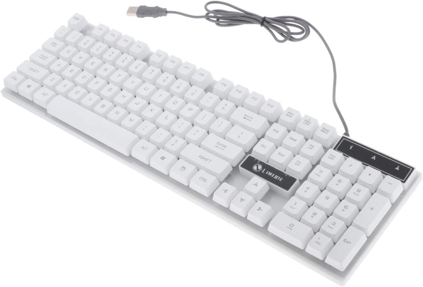 Amazon.com: #N/A LIMEIDE Wired Gaming Keyboard RGB Multimedia Keys And ...