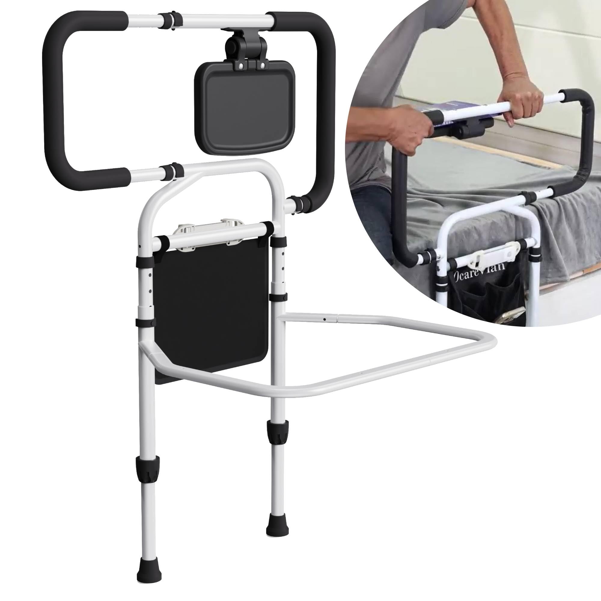 Amazon.com: Ocarevian Bed Rails for Elderly Adults Safety, Extendable ...