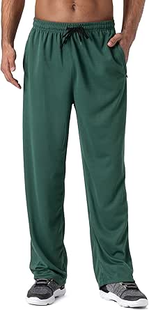 Amazon.com: CRYSULLY Men's Wrinkle-Free Stretch Elastic-Waist ...