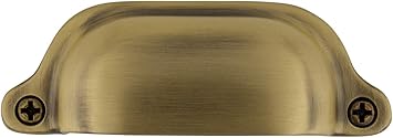 Nostalgic Warehouse Cup Pull Farm Medium in Antique Brass - Amazon.com