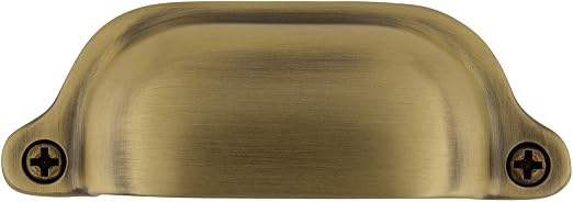 Nostalgic Warehouse Cup Pull Farm Medium in Antique Brass - Amazon.com