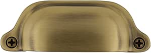 Nostalgic Warehouse Cup Pull Farm Medium in Antique Brass - Amazon.com