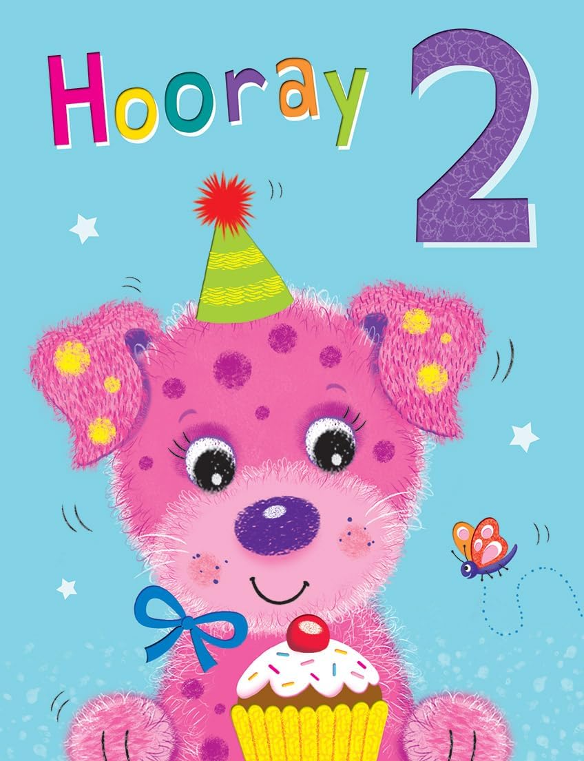 Regal Publishing Juvenile Birthday Card Age 2 Girl - 8 x 6 inches ...