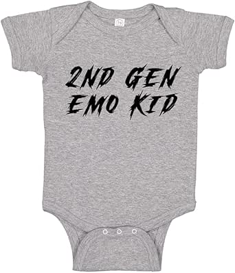 Amazon.com: 2nd Generation Emo Kid Baby One Piece Bodysuit Or Toddler ...