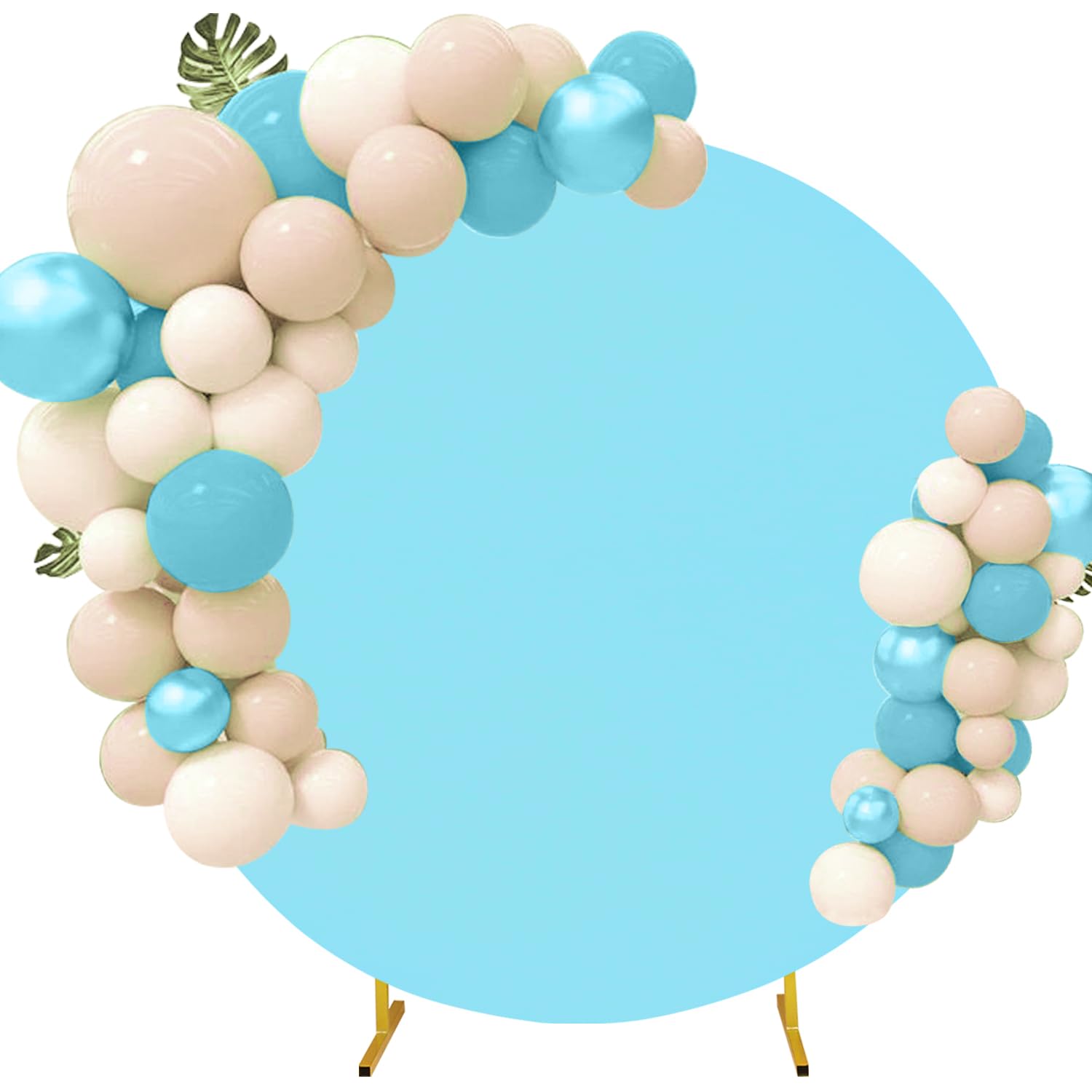 Snapklik.com : 6FT Round Wedding Arch Cover For 6FT Circle Arch Stand ...