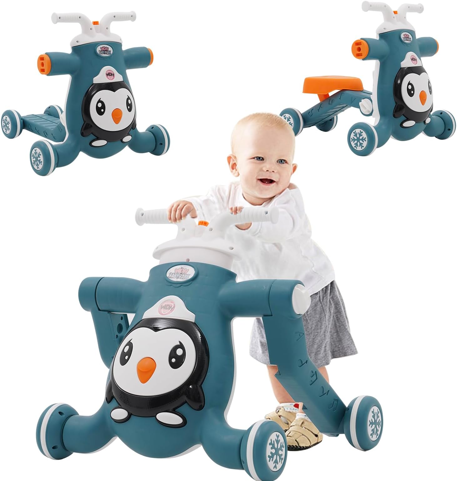 Amazon.com: Baby Sit-to-Stand Learning Walker, 3 in 1 Baby Walker for ...