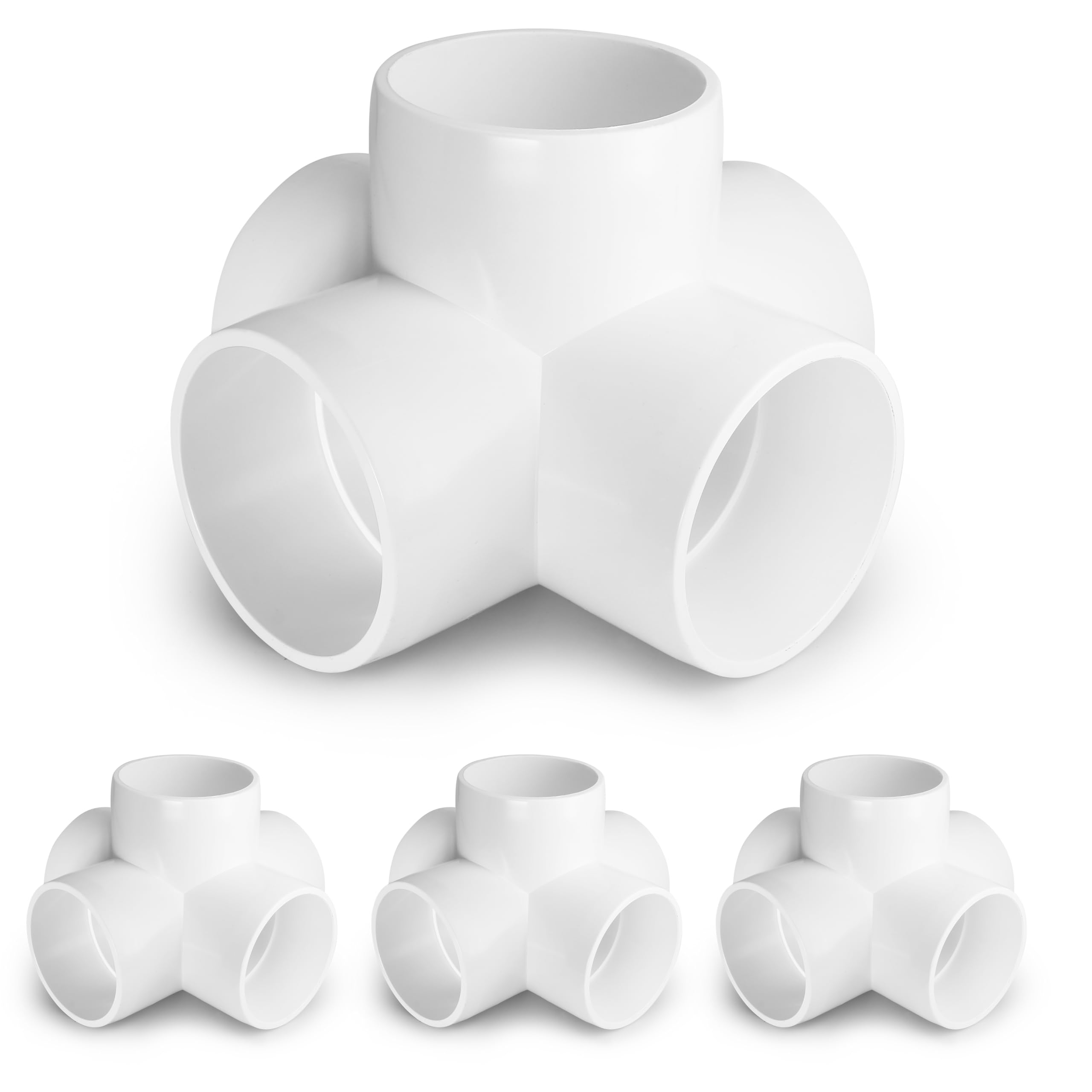 Amazon.com: Zernmiarder 5 Way PVC Pipe Fittings 2 Inch, PVC Elbow ...