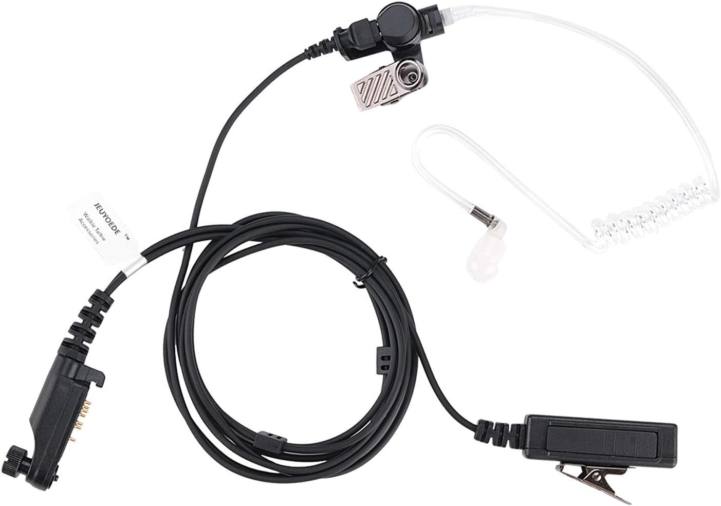 Amazon.com: JEUYOEDE PD602 Acoustic Tube Earpiece Headset Compatible ...