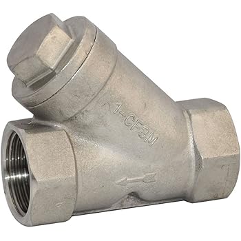 3/4 WYE STRAINER Mesh Filter Valve 800 WOG Stainless Steel SS316 CF8M ...