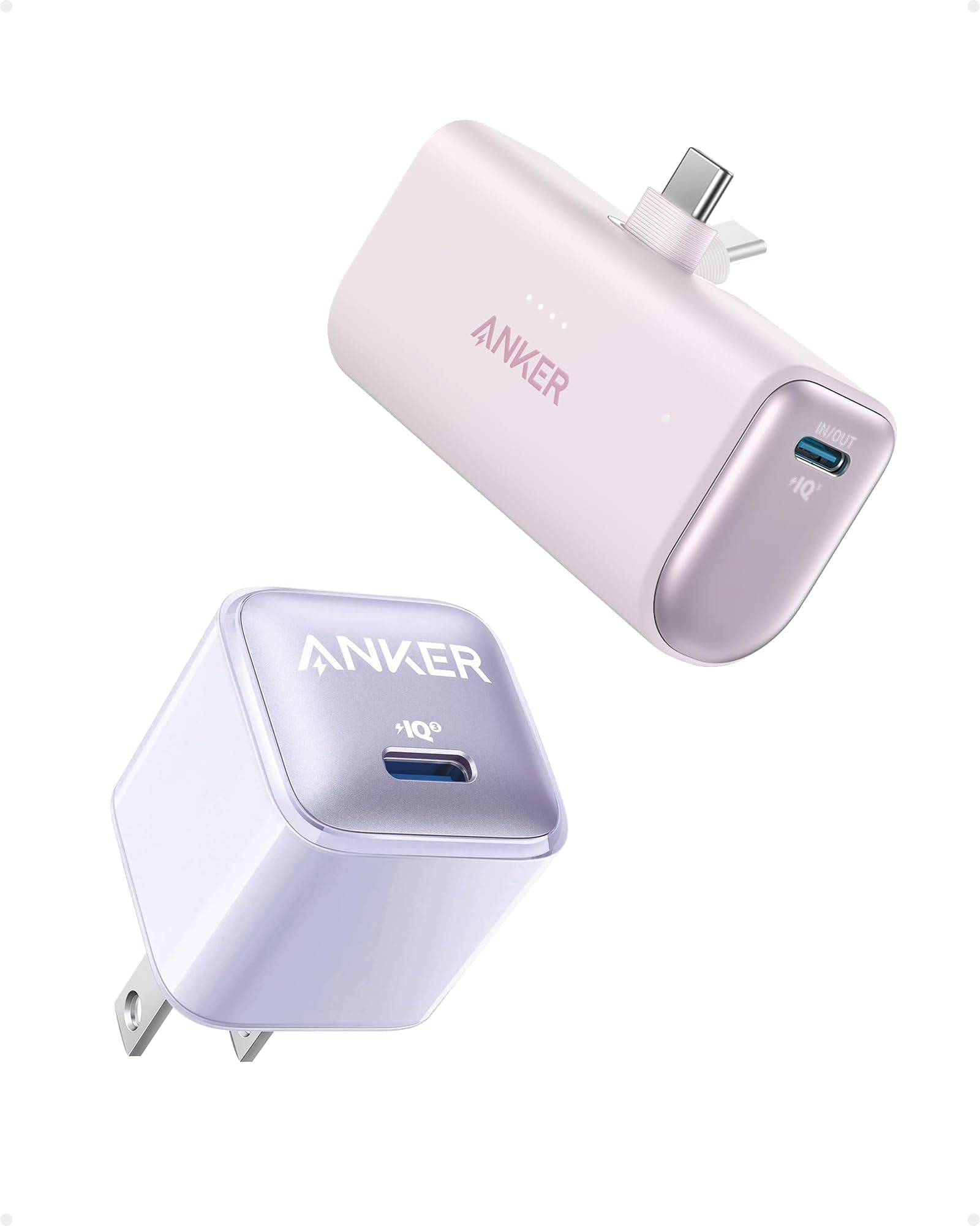 Amazon.com: Anker Nano Power Bank and USB C Charger Block 20W, Anker ...