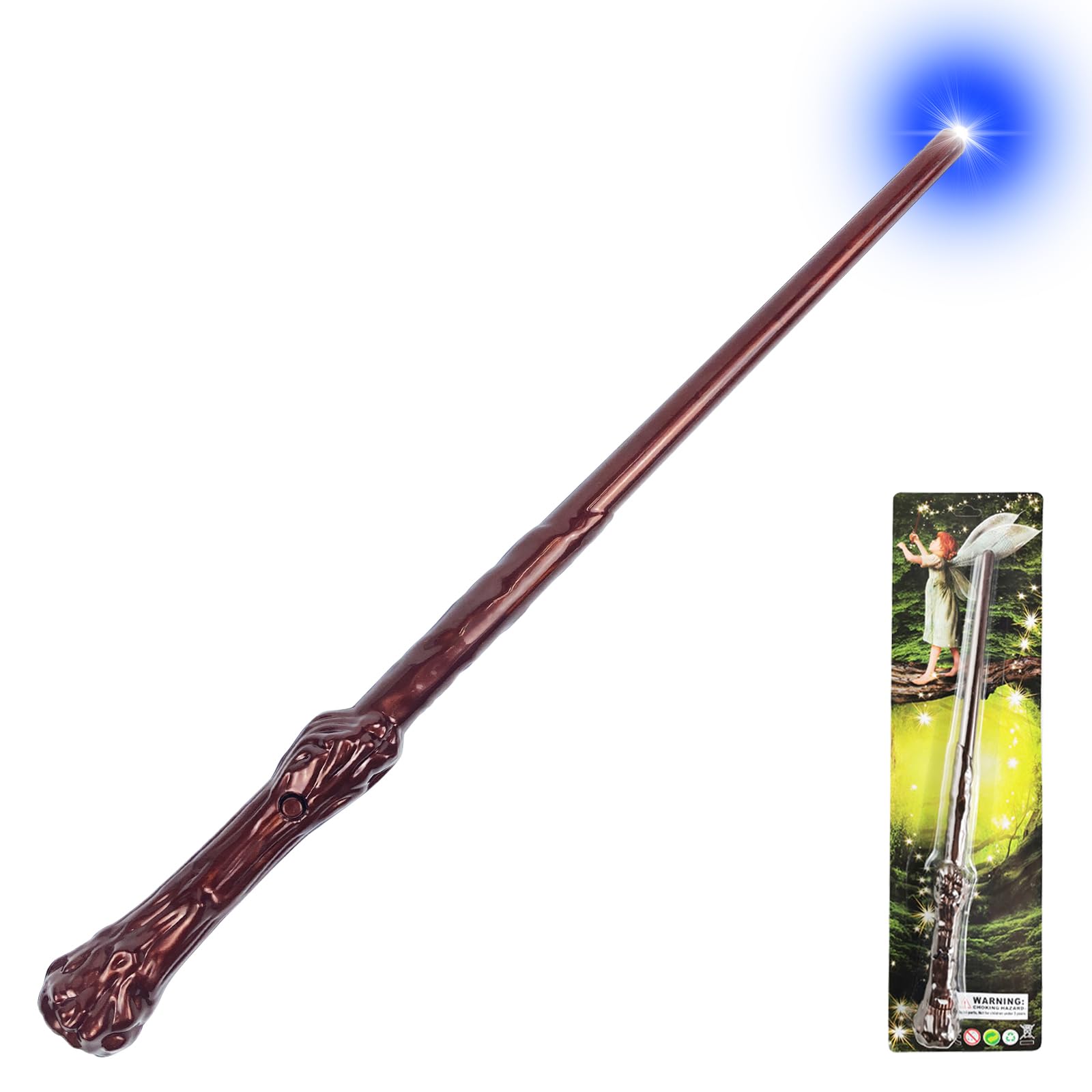 Magic Light Up Sound Wand Wizard Witch Illuminating Toy for Kids Party ...