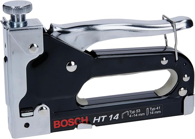 Bosch Professional HT 14 Handheld Tacker (Wood, Staple Type 53 ...