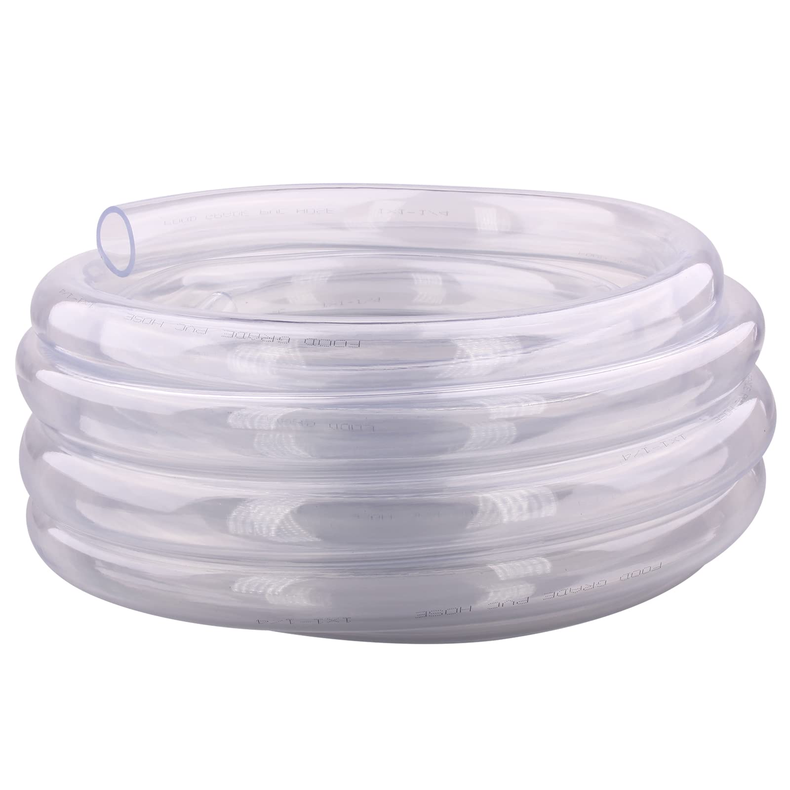 Snapklik.com : PVC Tubing 1ID X 1 1/4OD Flexible Clear Vinyl Hose 25 ...