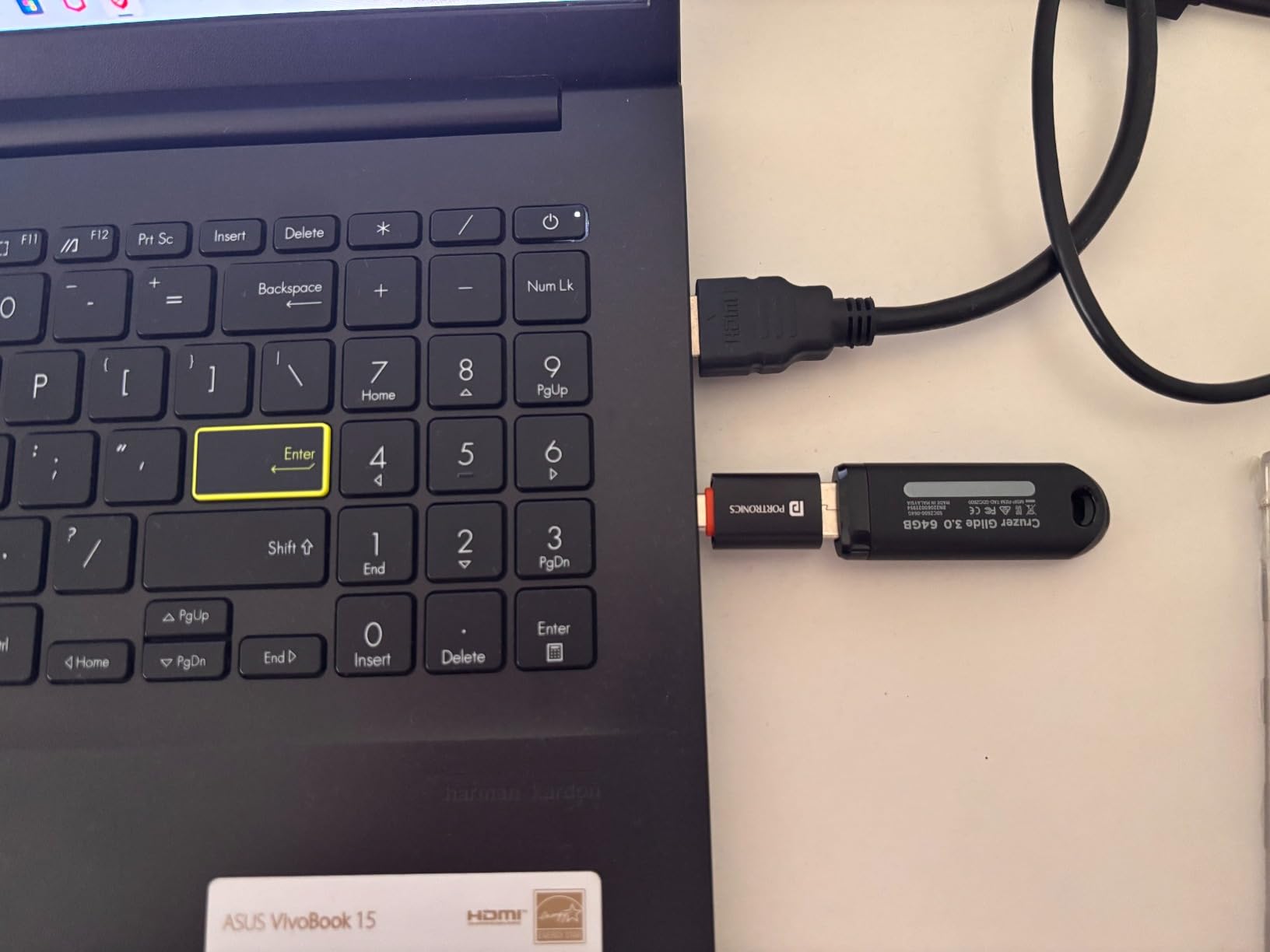 Portronics Bridge Y USB 3.0 to Type C OTG Adaptor, 10Gbps High Speed Data Transfer, Thunderbolt ...