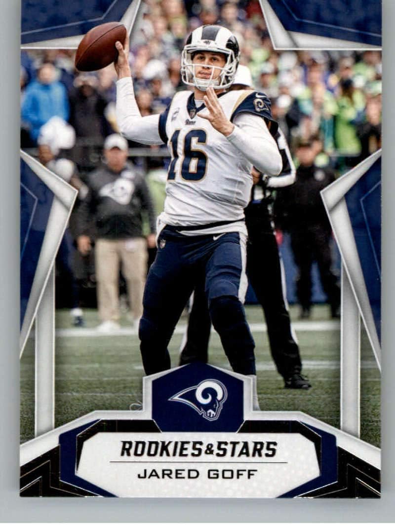 Amazon.com: 2019 Rookies and Stars Football #35 Jared Goff Los Angeles ...