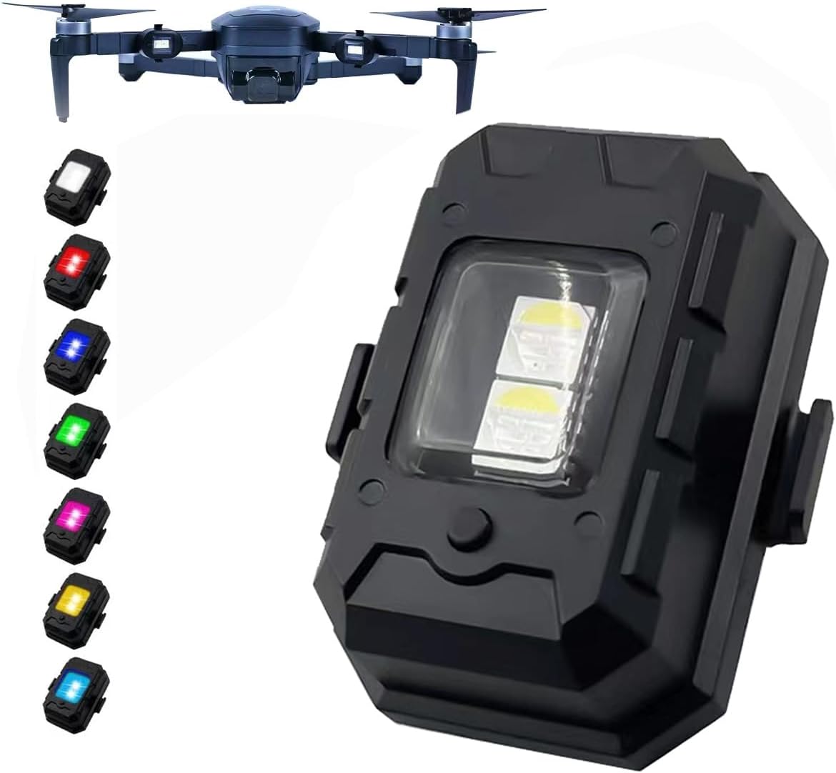Amazon.com: PCUORLEORS Waterproof Drone Strobe Lights, Anti-Collision ...