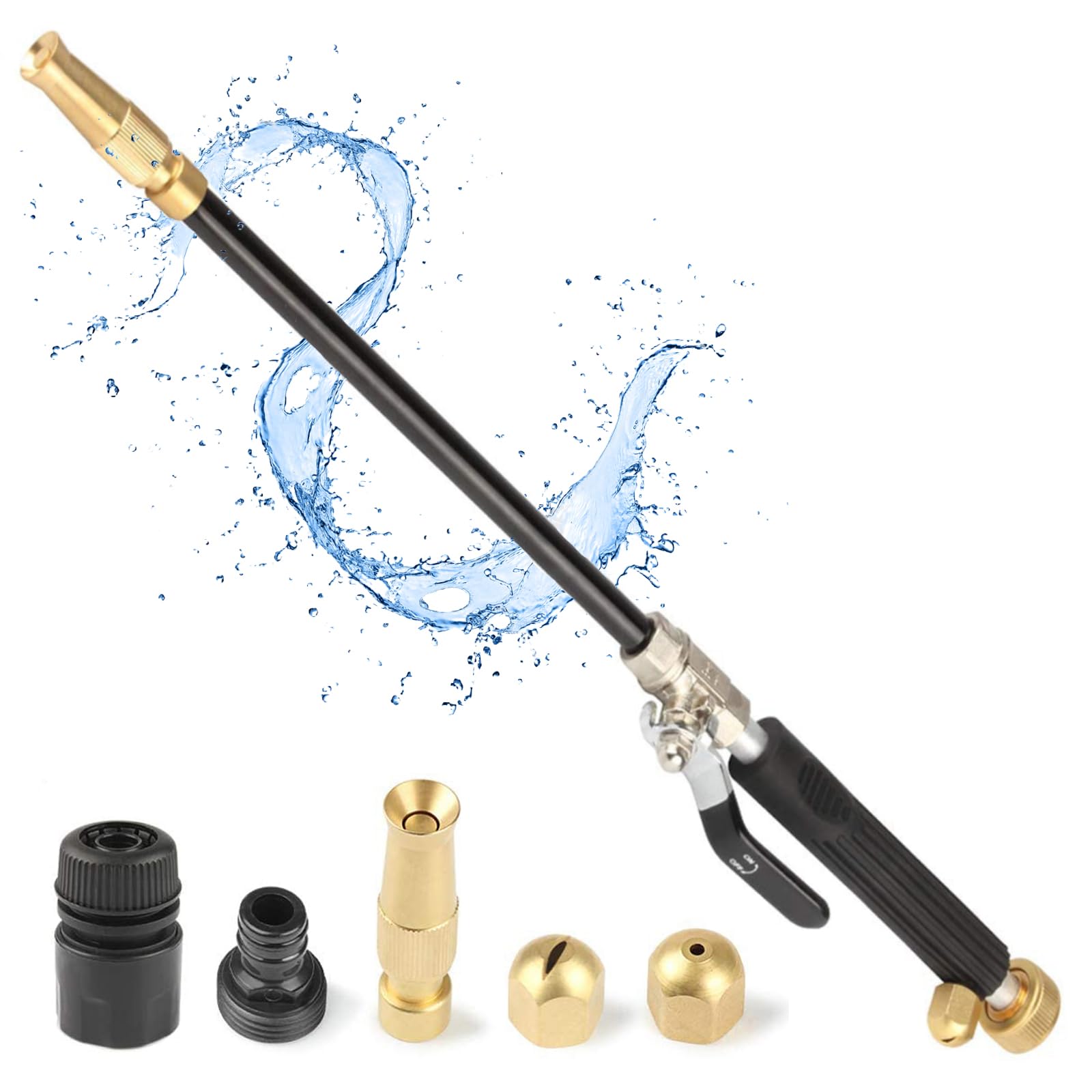 Jet Pressure Washer, Hydrojet with High Pressure Nozzle, Water Sprayer ...