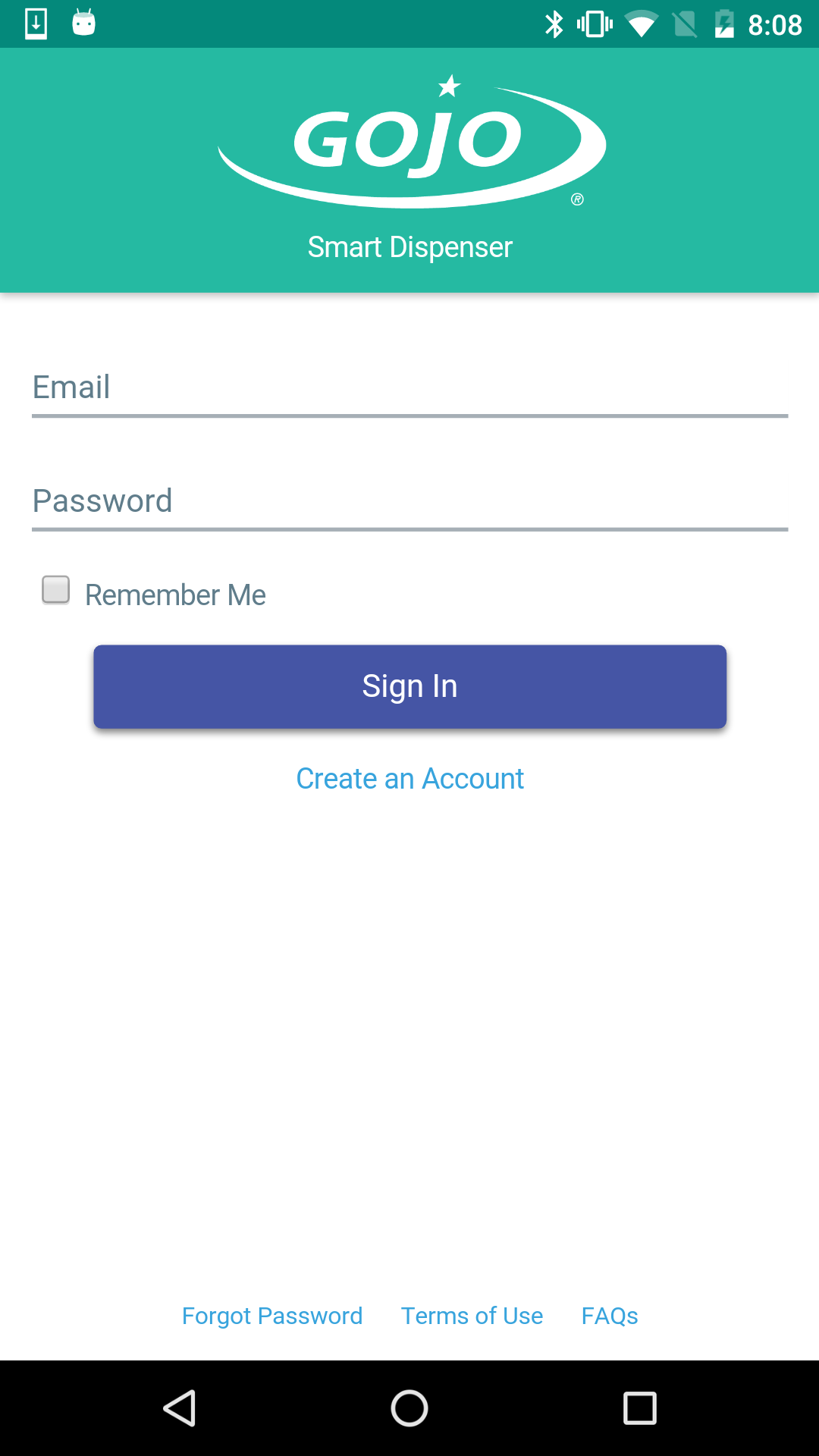 Aplicación GOJO® Smart Dispenser en Amazon Appstore