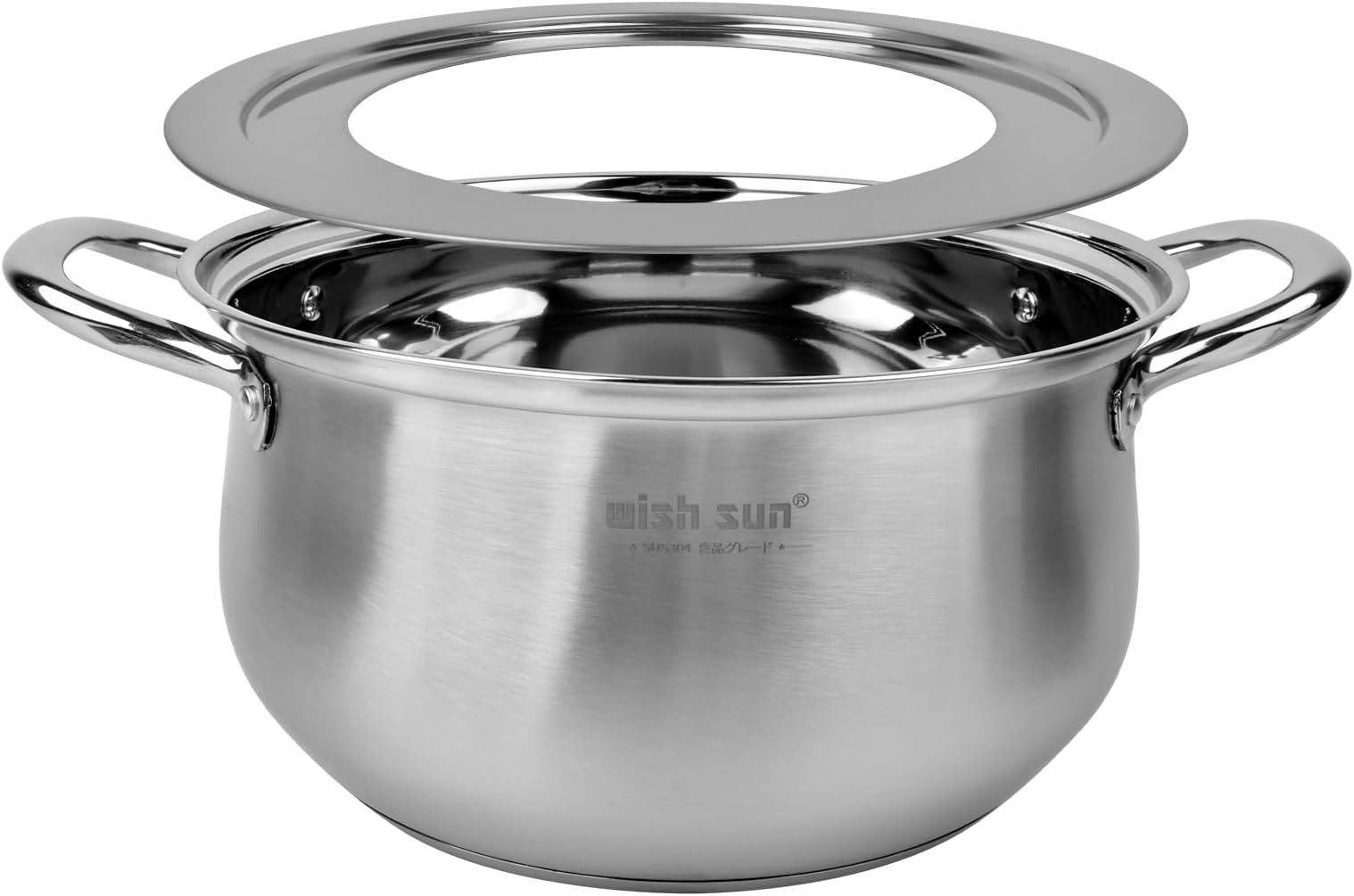 Amazon | 吉冨士工芸 IH対応 せいろ用蒸し鍋 18cm 21cm 24cm せいろ対応 中華 せいろ専用 底面2層仕様ステンレス蒸し器 (24cm蒸し板付鍋のみ(IH対応 ...