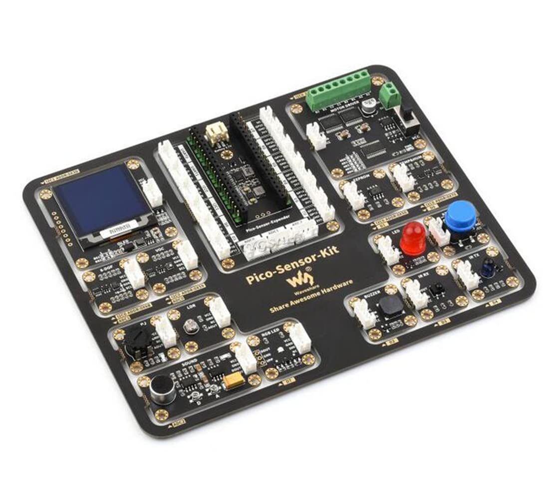 Buy for Raspberry Pi Pico Entry-Level Sensor Kit Including Pico Expansion Board and 15 Modules ...