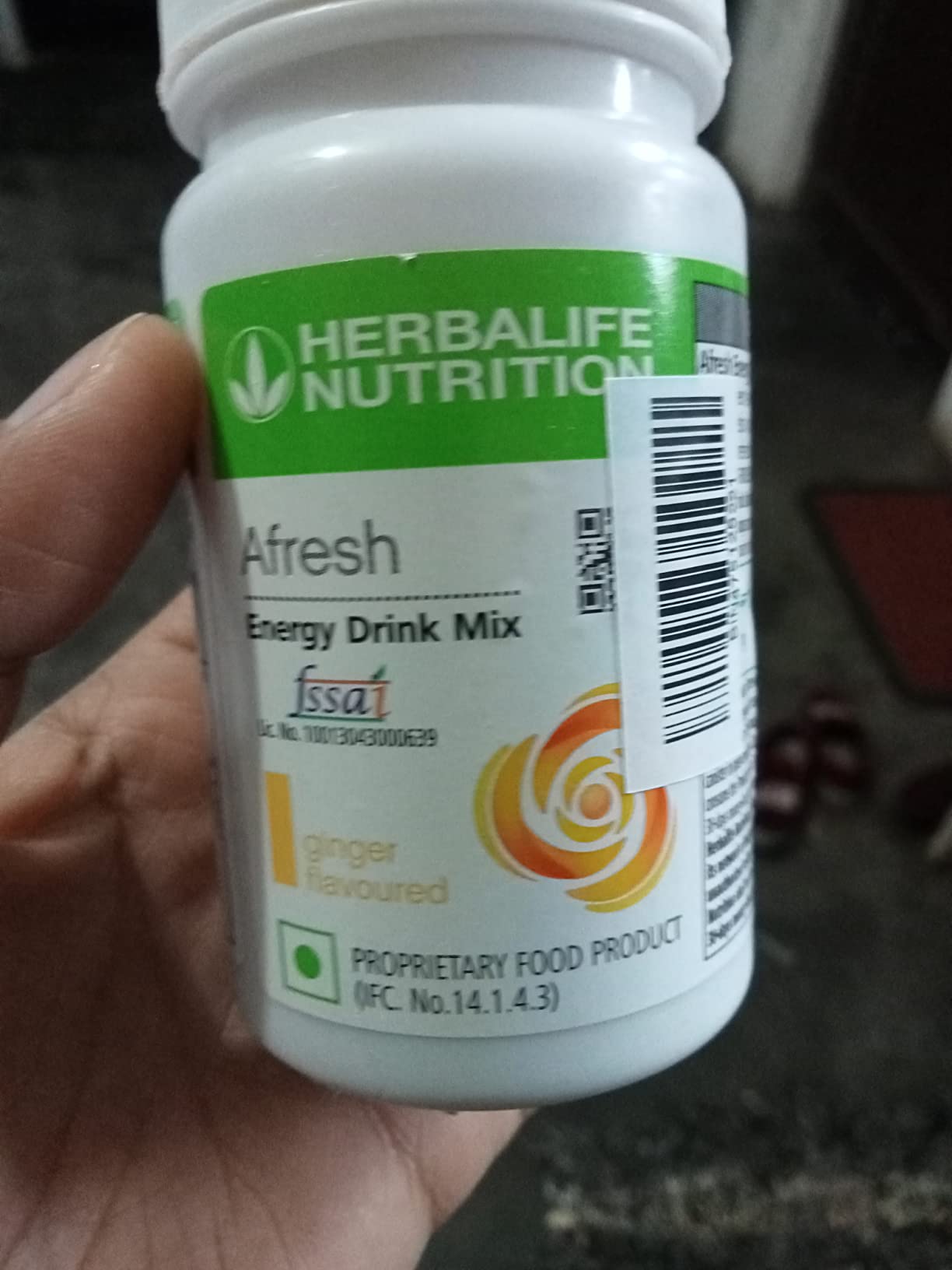 HERBALIFE Afresh Energy Drinks Mix Ginger + Cinnamon Flavour (1+1 ...