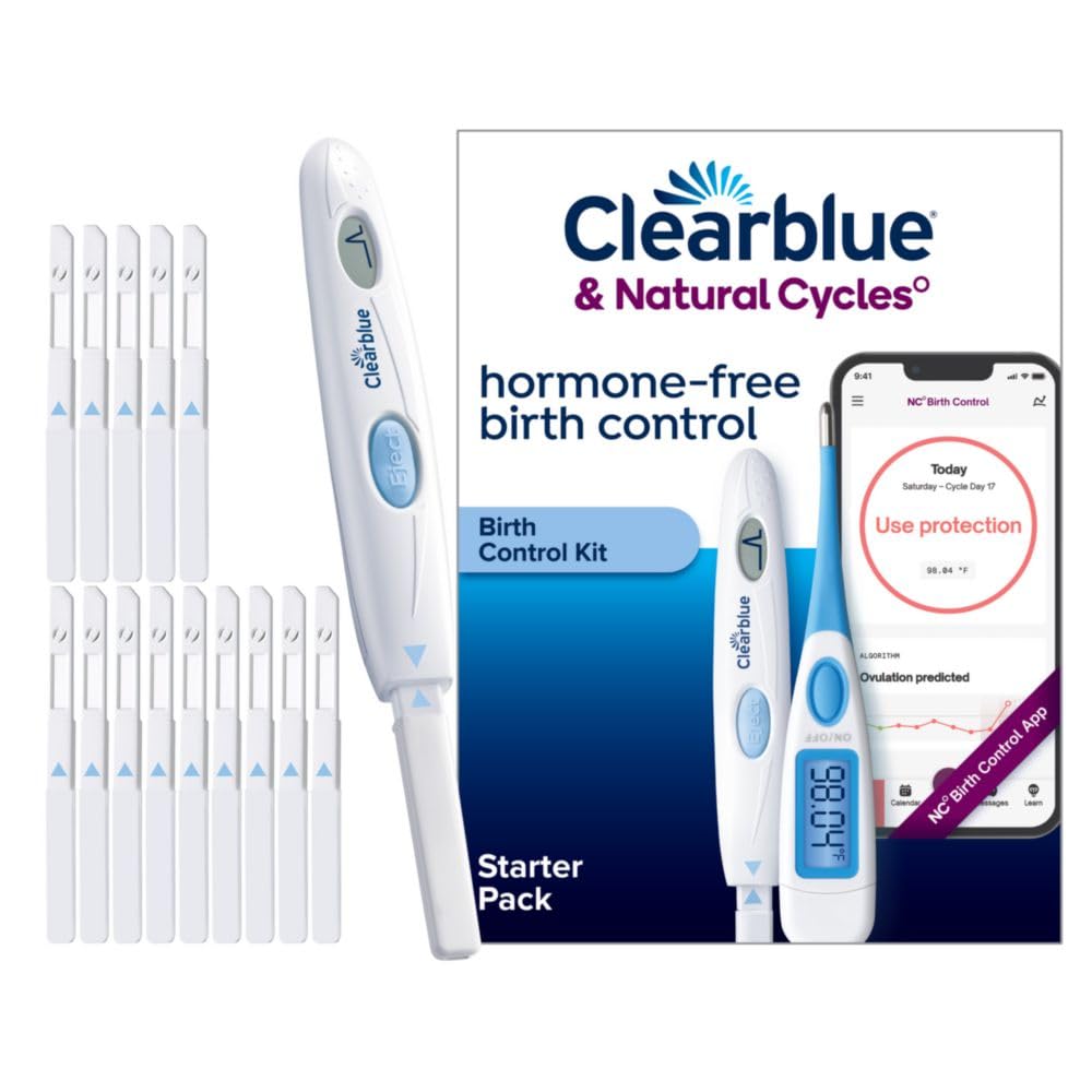 Amazon.com: Clearblue & Natural Cycles Hormone-Free Birth Control Kit ...