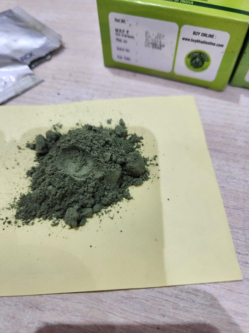 Buy VEDICVEDA Herbal Mehndi (Khadi Natural Black Hair Colour) |Vedic ...